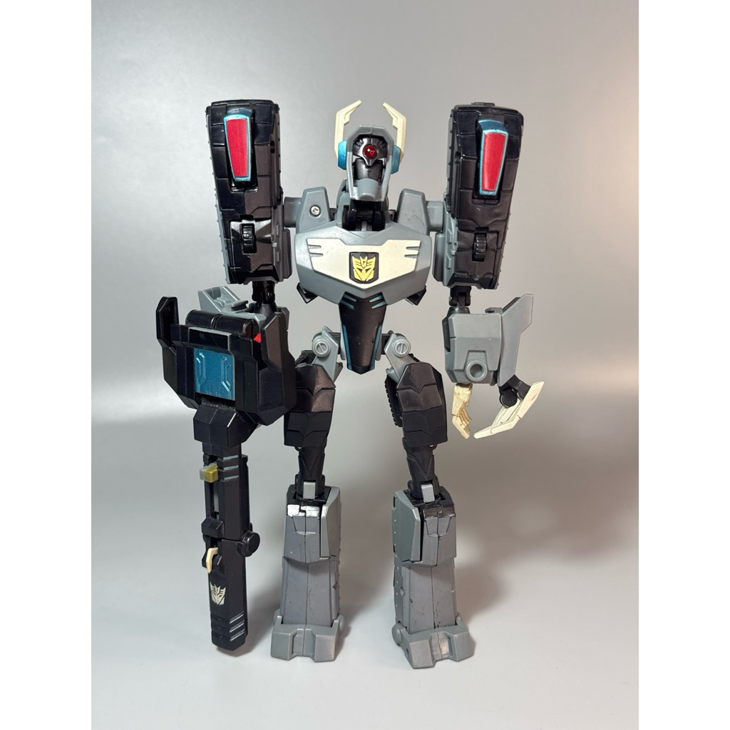 Transformers Animated Shockwave / Longarm Voyager Class TF Robot Toys ...