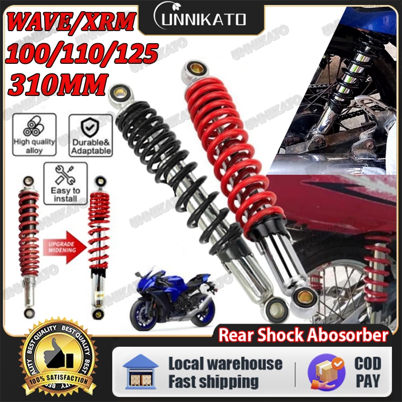 Motorcycle Rear Shock 310MM Universal Suspension Absorber For XRM 125 ...