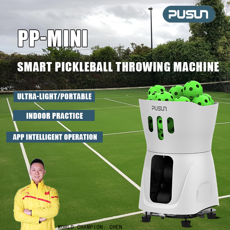 PUSUN Pickleball ball Machine PP-mini Automatic Electronics Serving ...