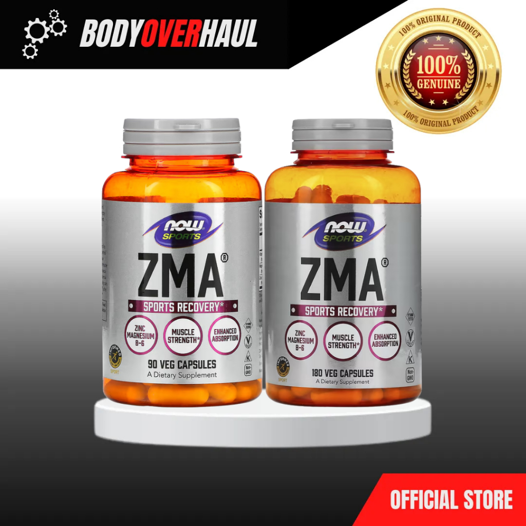 Body Overhaul | NOW Foods, Sports, ZMA ( Supports Muscle Recovery ...