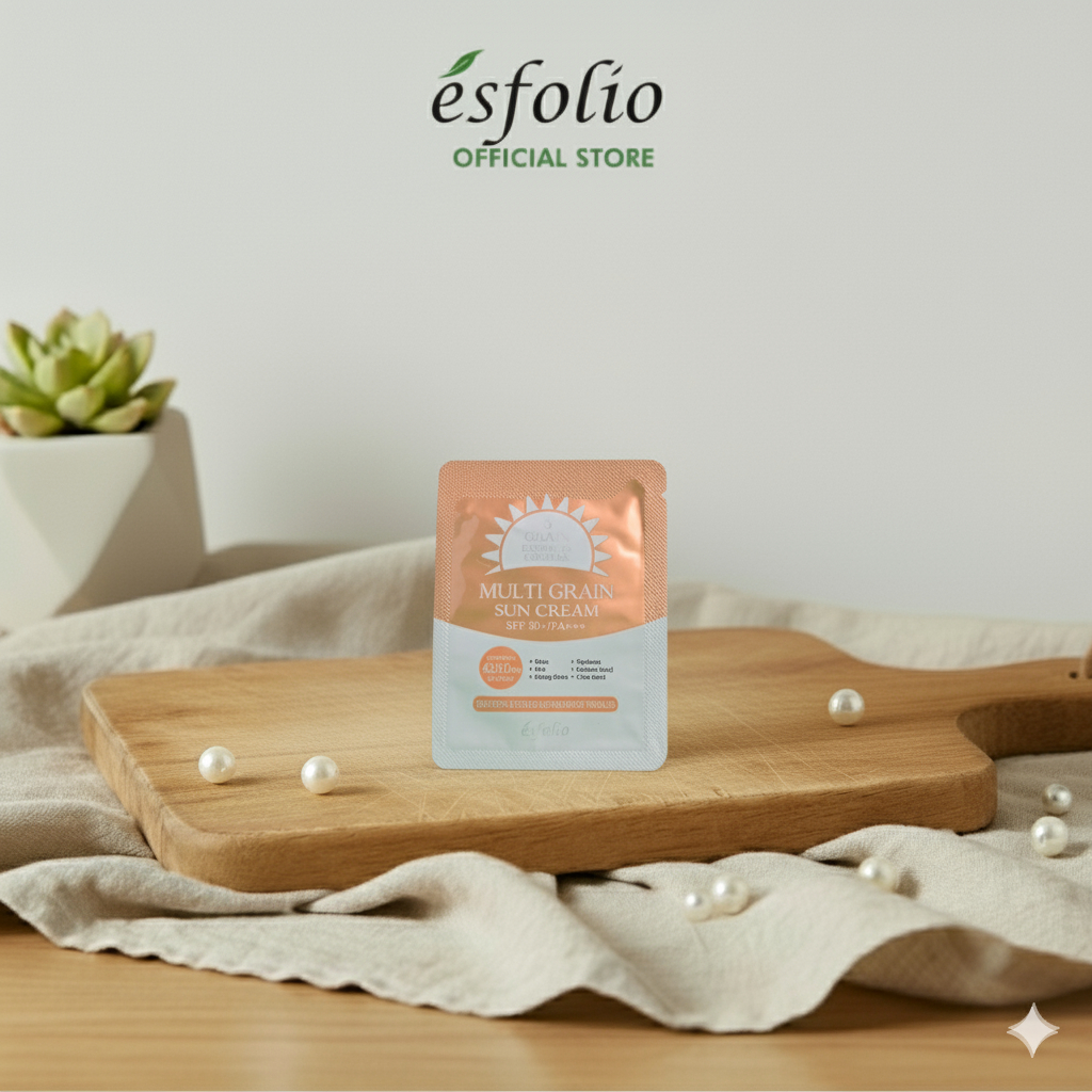 𝒆𝒔𝒇𝒐𝒍𝒊𝒐 Multi-Grain Sun Cream Sachet | Shopee Philippines