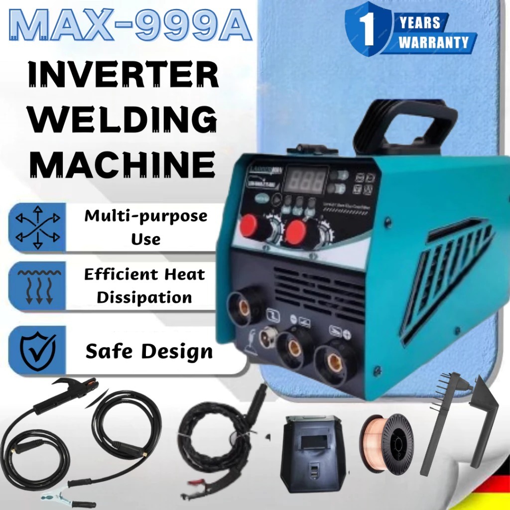 3IN1 MIG TIG MMA Portable Welding Machine | Gasless IGBT DC Inverter ...