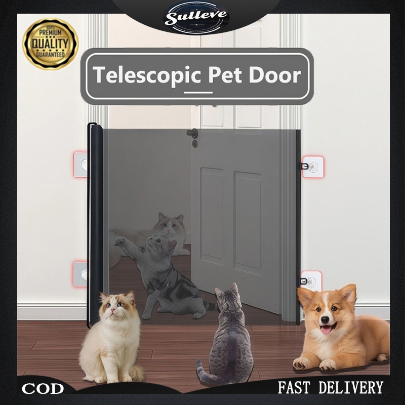 (COD) Non Perforated Telescopic Cat Door Pet Fence Dog Isolation Net ...