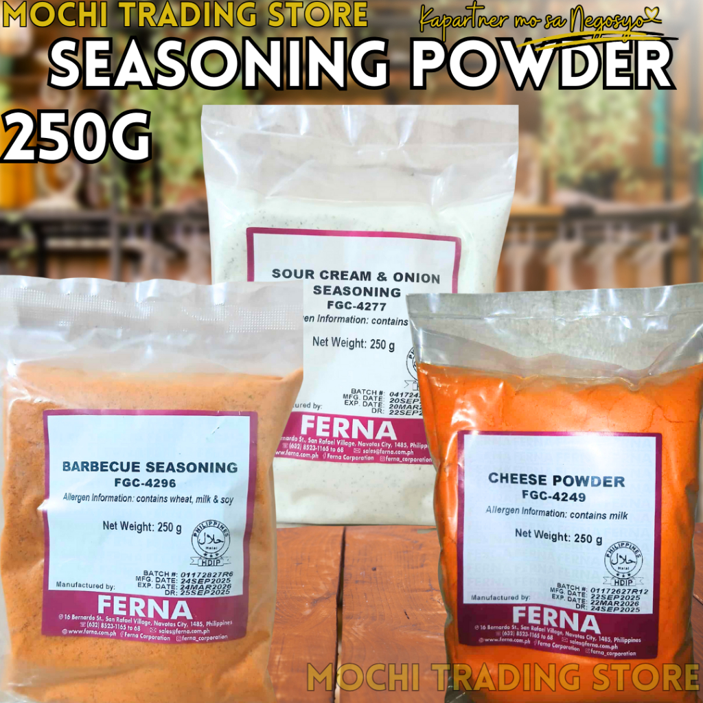 Ferna Fries Flavoring Popcorn Powder Potato Cor-ner Fries powder 250g ...