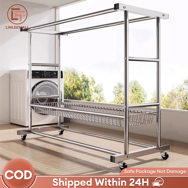 Stainless Sampayan Metal Clothes Rack Heavy Duty Drying Rack Clothes ...