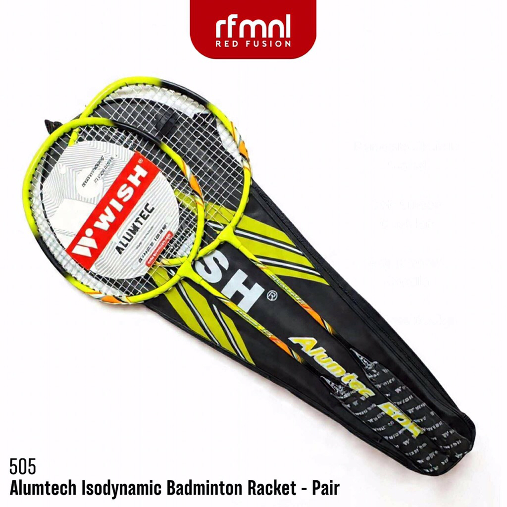 Wish Alumtech 505 Badminton Racket Pair | Shopee Philippines