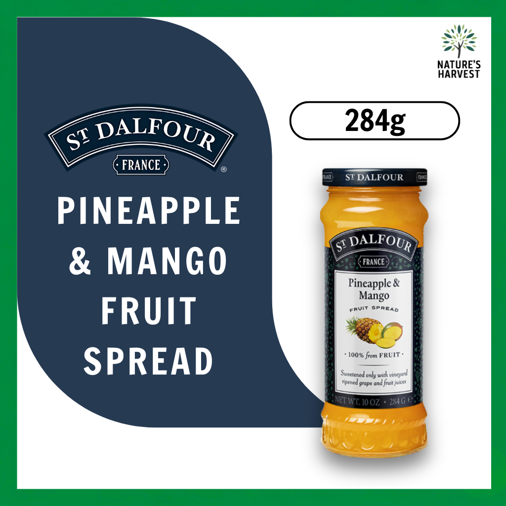 ST DALFOUR Pineapple & Mango Fruit Spread Jam (284g) | Shopee Philippines