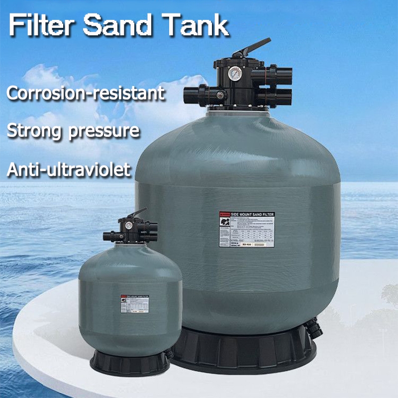 Swimming Pool Sand Filter Tank & Pump Circulation Filtration System - Pool Water Purification ...