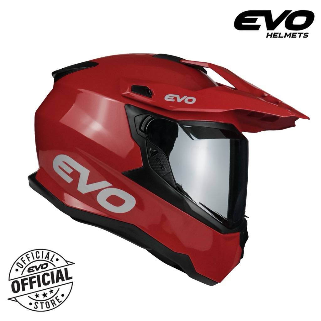 EVO DX-7 ECE ICC Certified Helmet Large | Dual Sport Full Face Motard ...