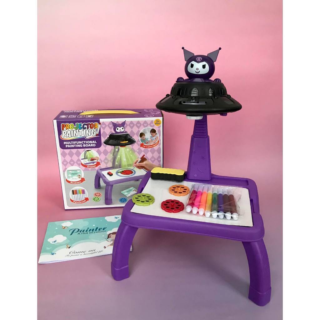 UG Multifunction projector Kuromi design drawing board table | Shopee ...