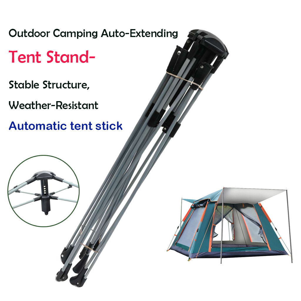 Outdoor Camping Auto-Extending Tent Stand- Stable Structure, Weather ...