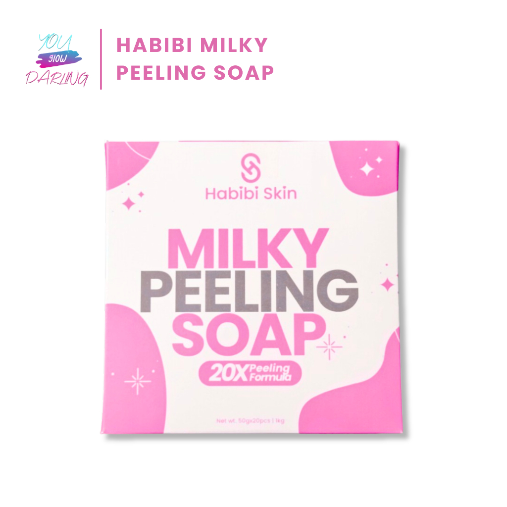 HABIBI SKIN ESSENTIALS Milky Peeling Soap 50g Milky Scent 20x Peeling ...