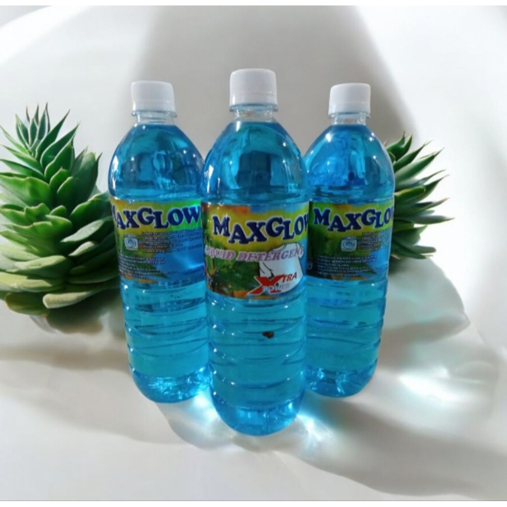Maxglow Liquid Detergent Blue (1 liter) | Shopee Philippines