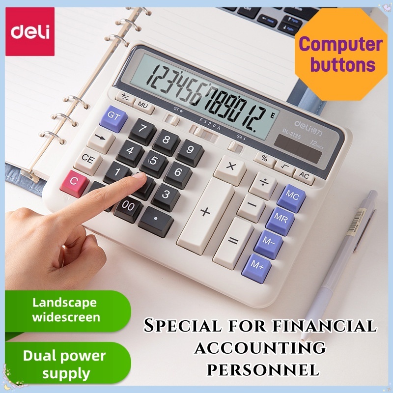 sciencetific calculator basic calculator Deli Calculator 2135 Dual ...