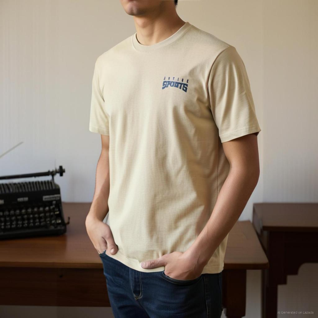 Pop Shop Men's Active Graphics Oversized T-Shirt - White Cap Grey ...