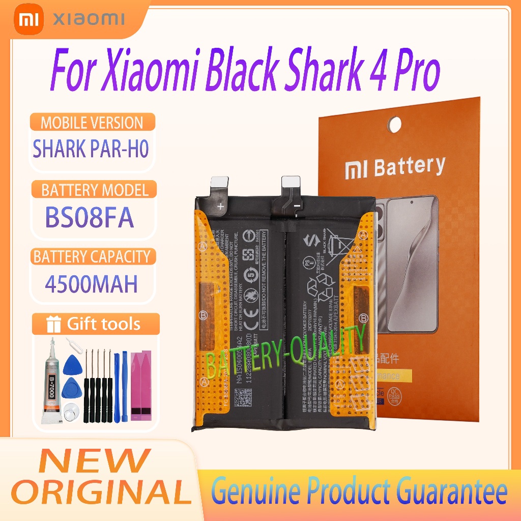 APEXBATT BS08FA For Xiaomi Black Shark 4/Black Shark 4 Pro Replacement ...