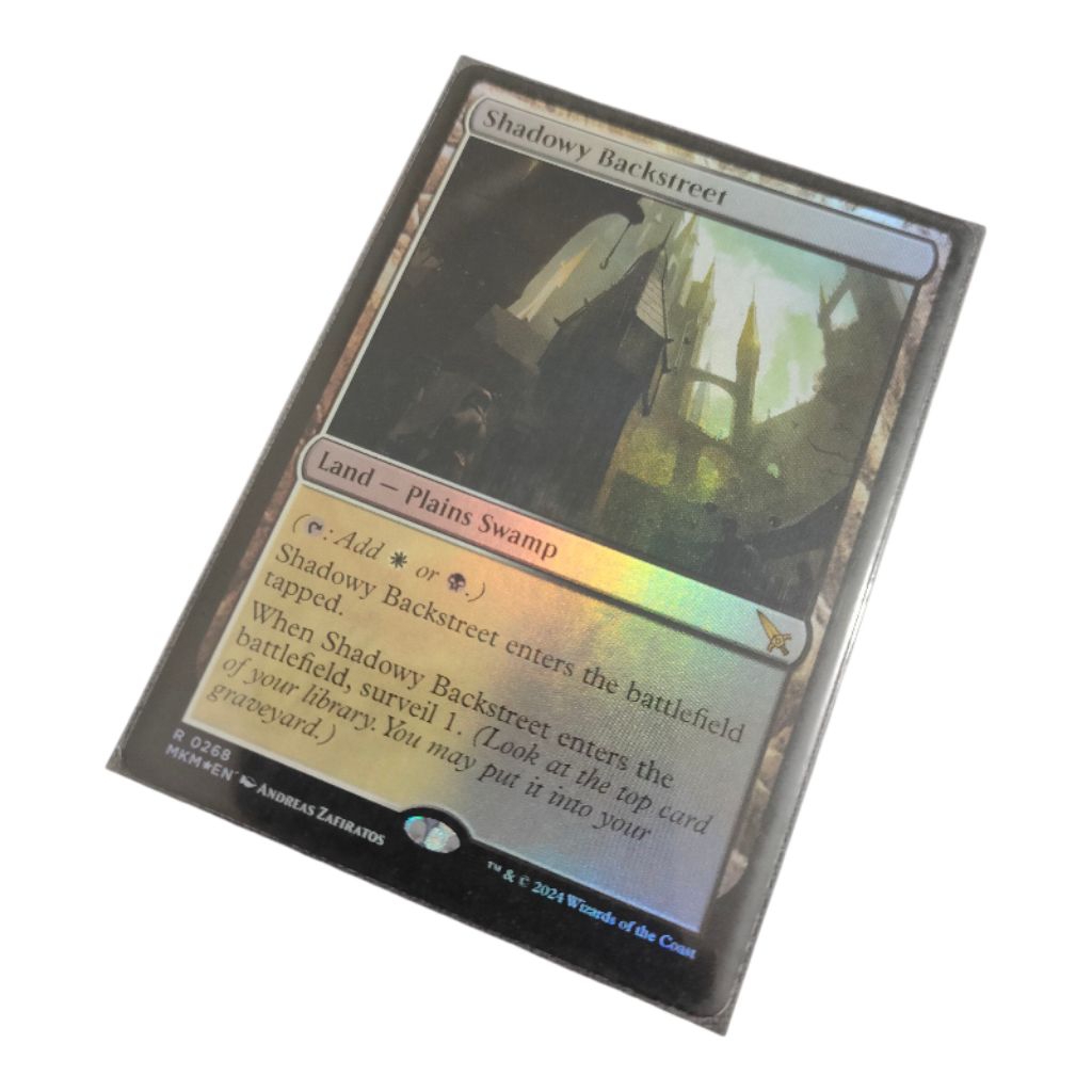 MTG Card Foil SHADOWY BACKSTREET Magic the Gathering Trading Card Game ...