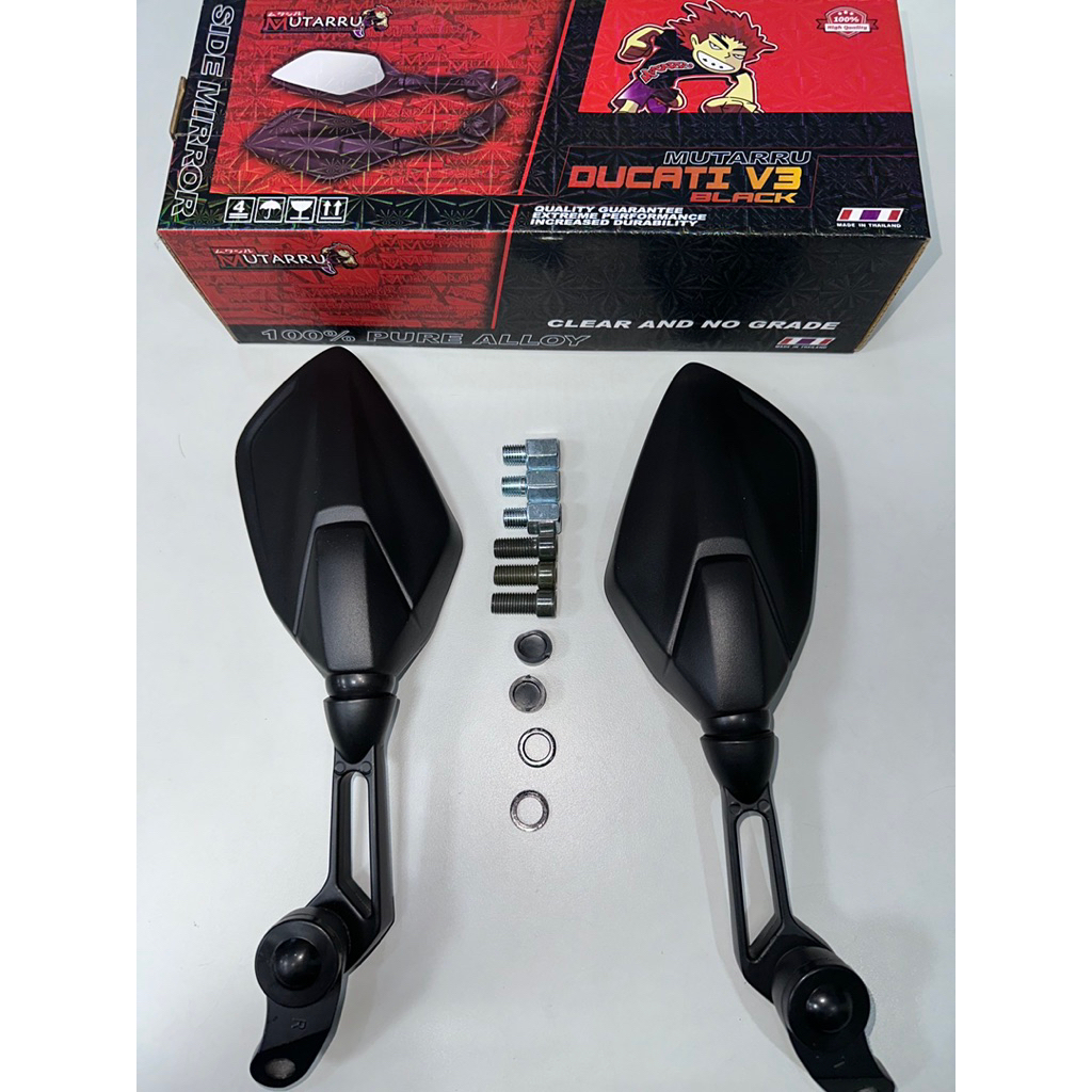 MUTARRU SIDE MIRROR DUCATI V3 universal | Shopee Philippines