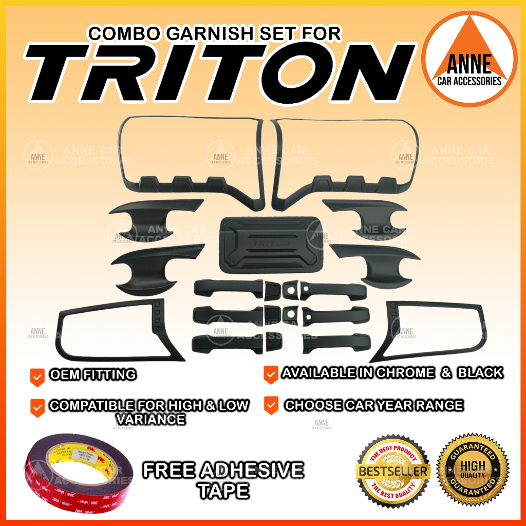 Garnish Cover for Mitsubishi Strada 2015 - 2023 / Triton 2024 Onwards ...