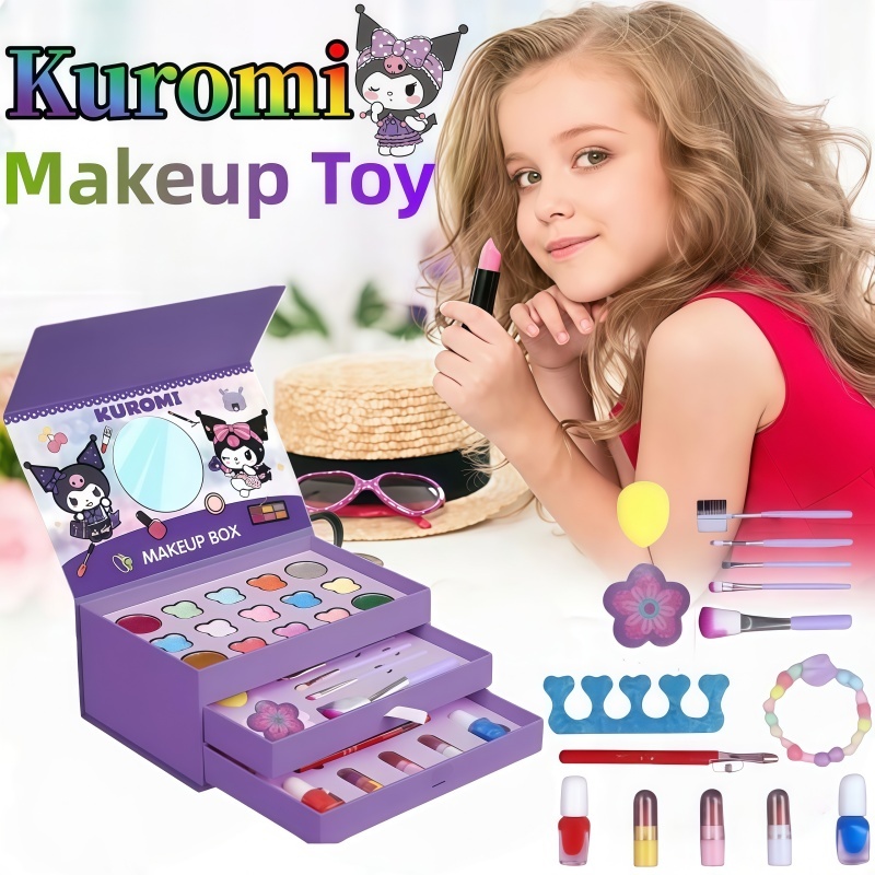 30PCS Makeup Toys for Kids Girls Gift Real Makeup Kit Makeup Toy Set ...