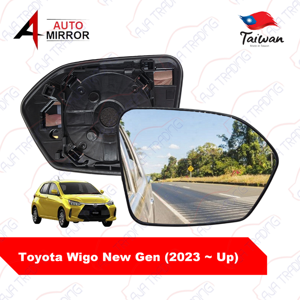 Side Mirror Lens for Toyota Wigo Second Generation (2023 ~ Up) | Shopee ...