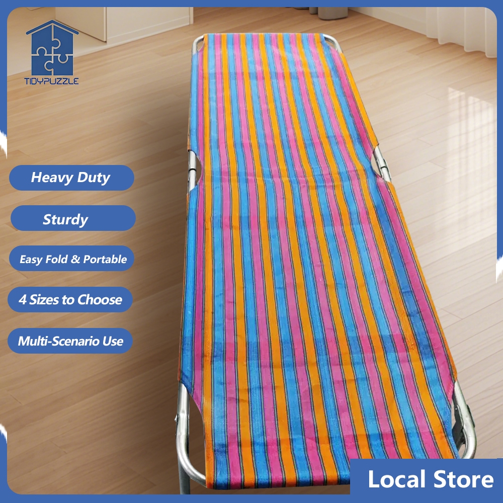 Nylon Foldable Bed - Heavy Duty Folding Bed for Nap, Extra Bed and ...