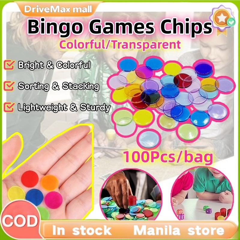 Bingo Tokens Colored, Game Chips, Bingo Markers, Colored Counters, Play ...