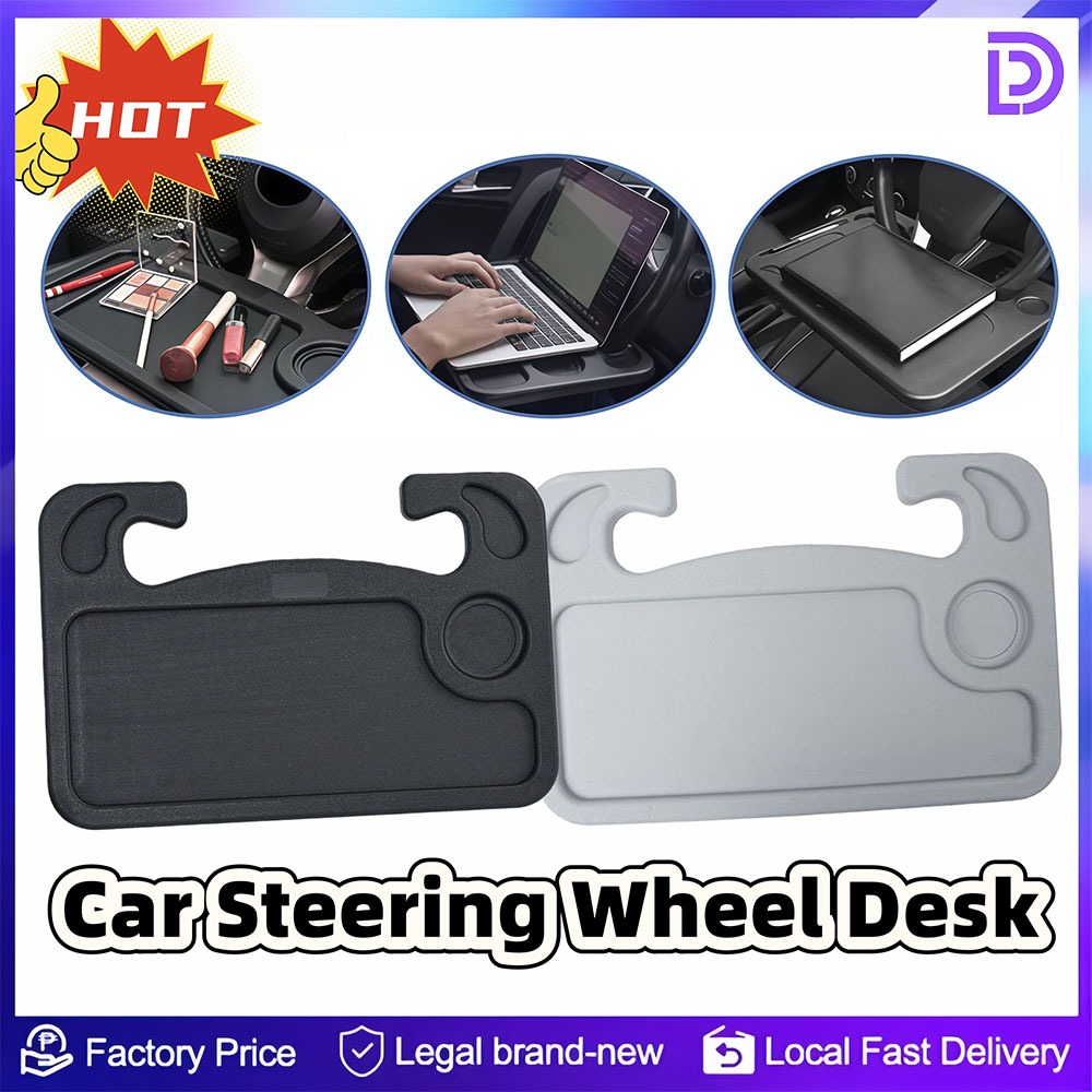 2PCS Auto Steering Wheel Tray Car Organizer Work Table Laptop Stand ...