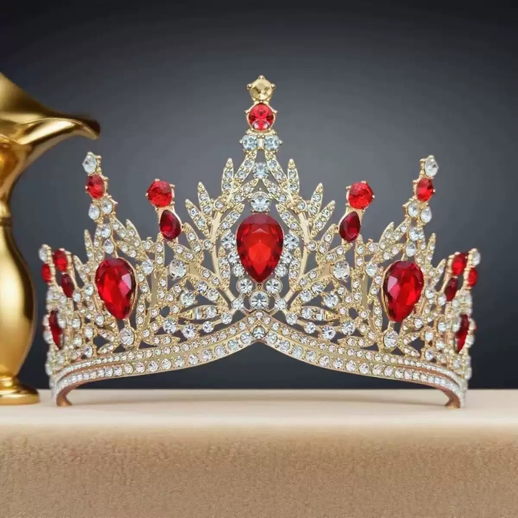 Exquisite Crown Luxury Princess Rhinestone Tiaras Wedding Prom Pageant ...