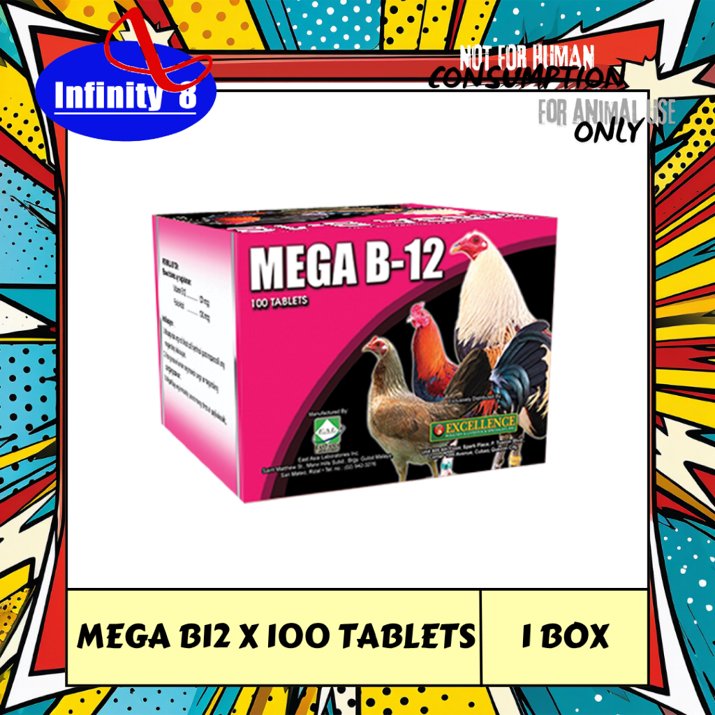 EXCELLENCE MEGA B12 X 100 TABLETS/BOX | Shopee Philippines