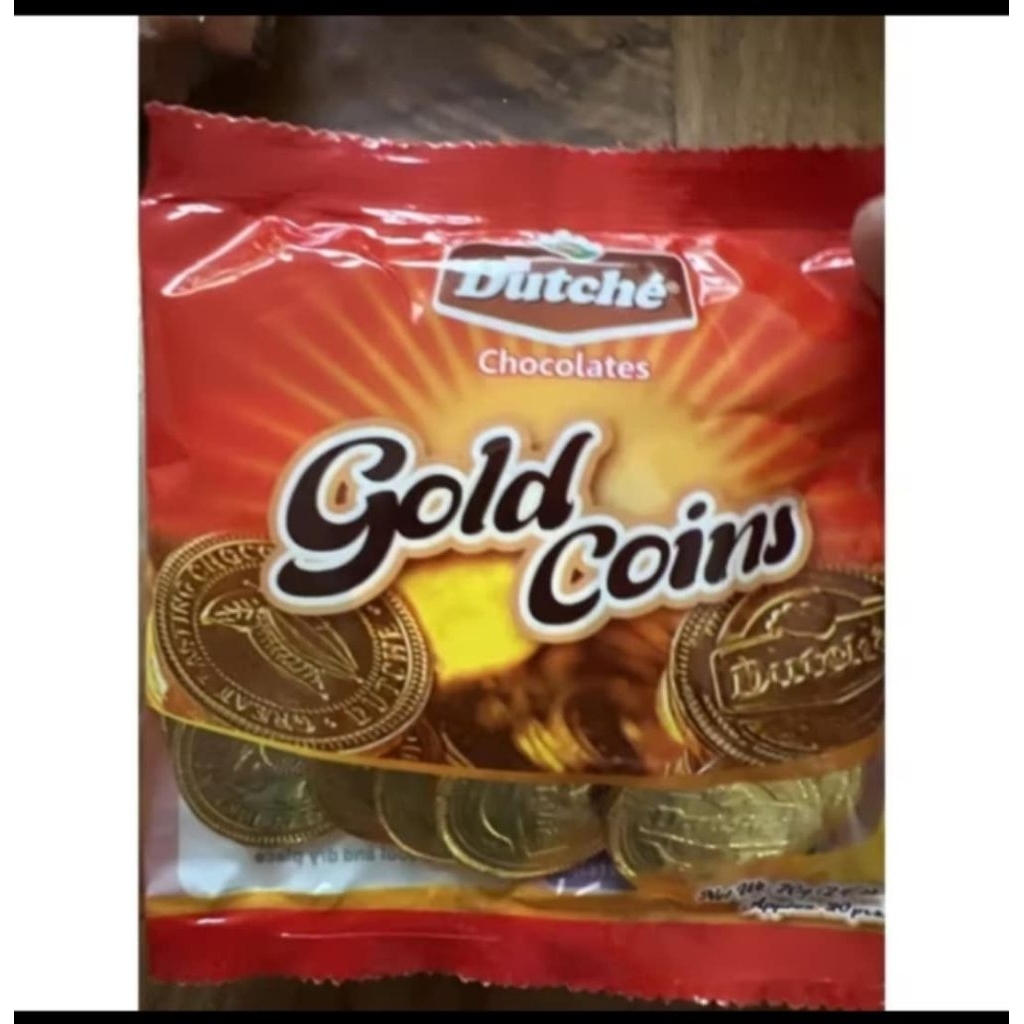 Dutche Gold Coins Chocolate 20 pieces x 3.5g | Shopee Philippines