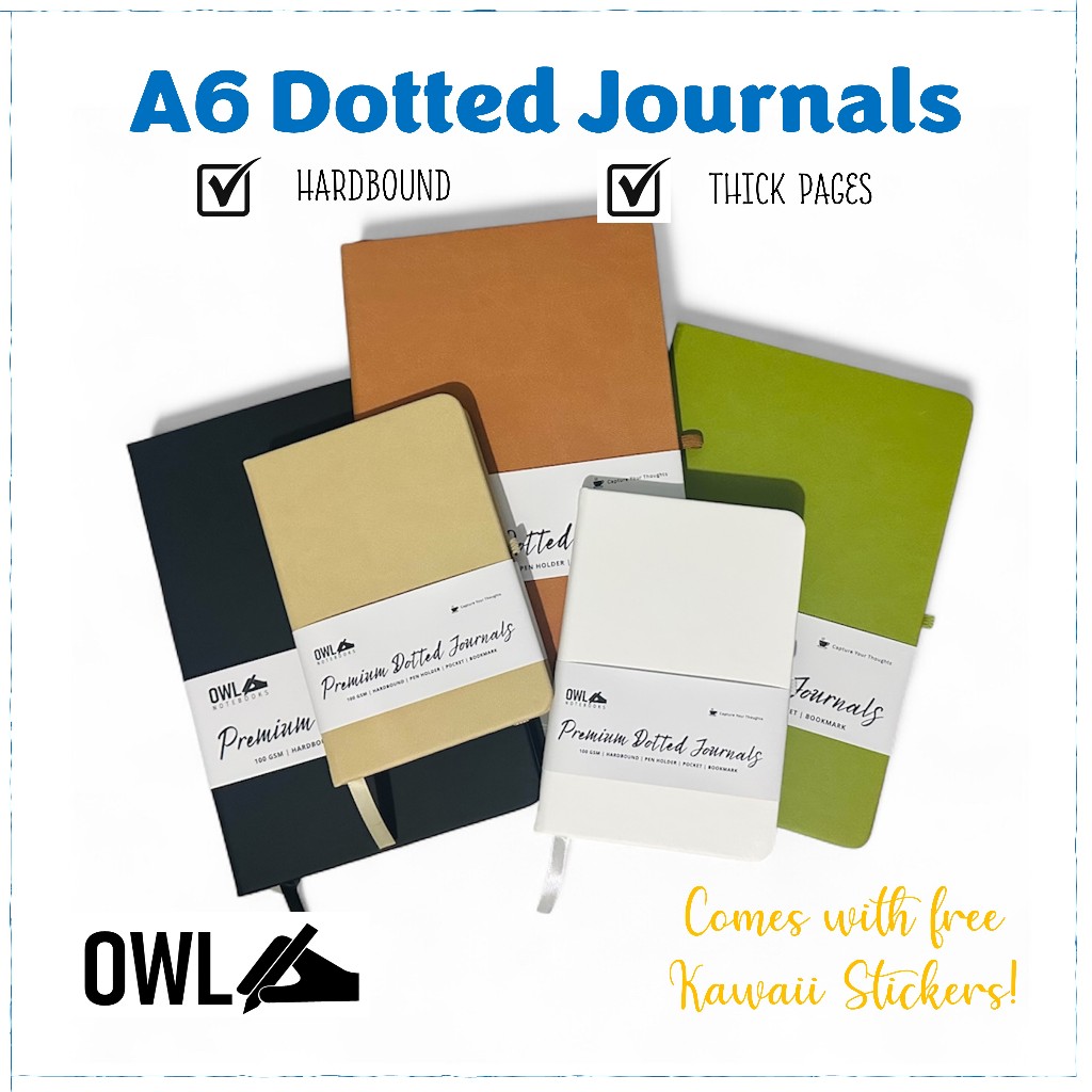 Hardbound Dotted Pocket Journals A6 Size With Garter Lock And Back ...