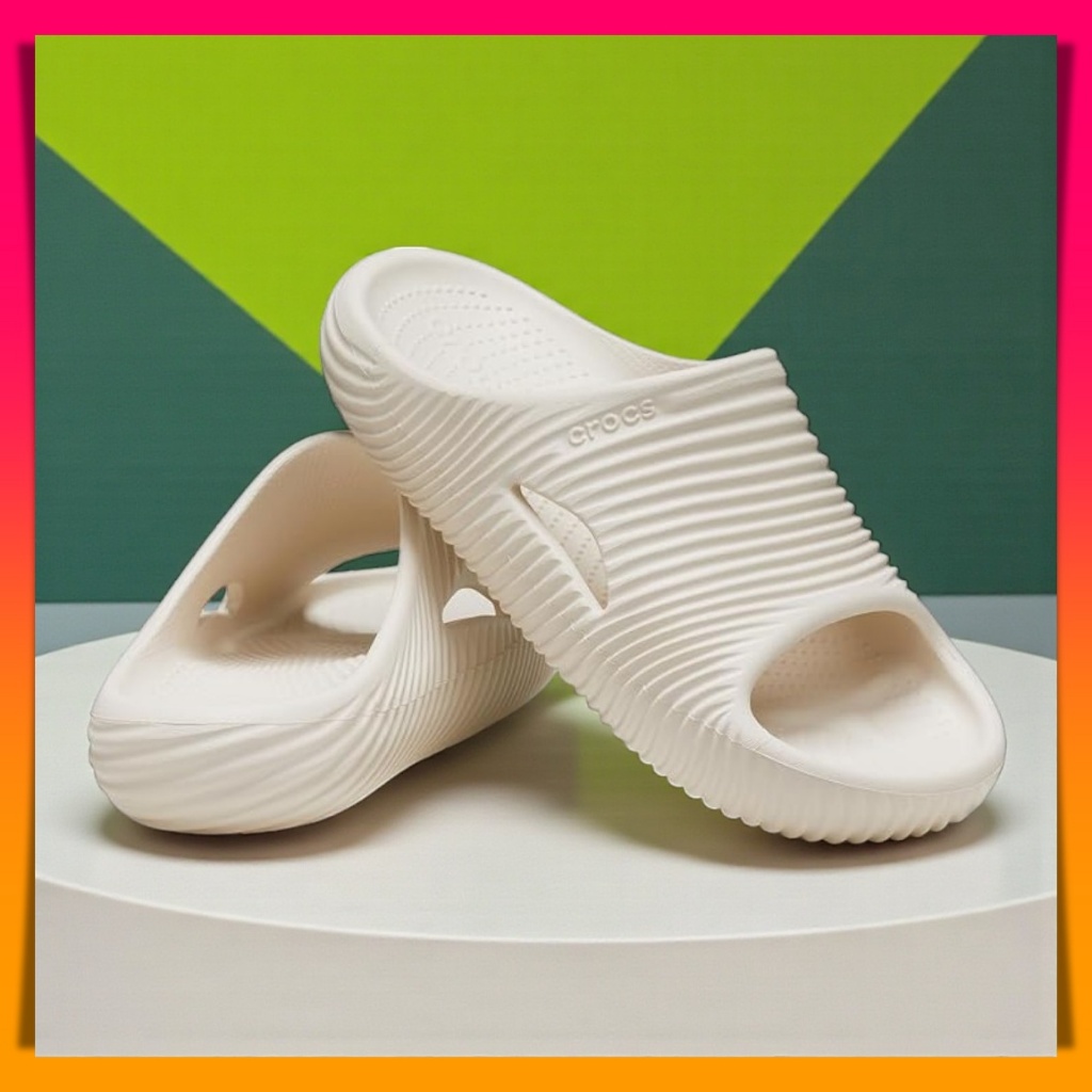 Crocs Mellow Tide Recovery Slide Sandals Lightweight Comfortable Slip ...