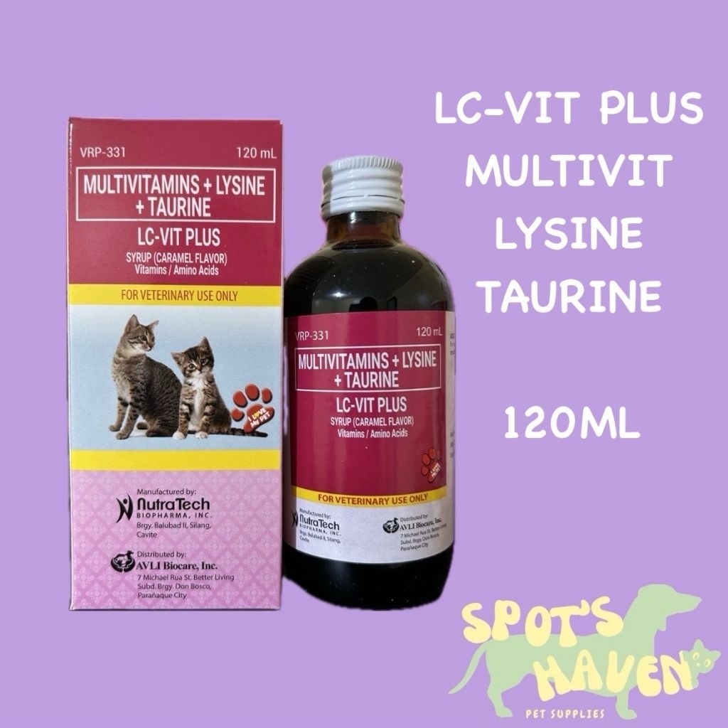 LC Vit Plus Multivitamins for Cats 120mL | Shopee Philippines