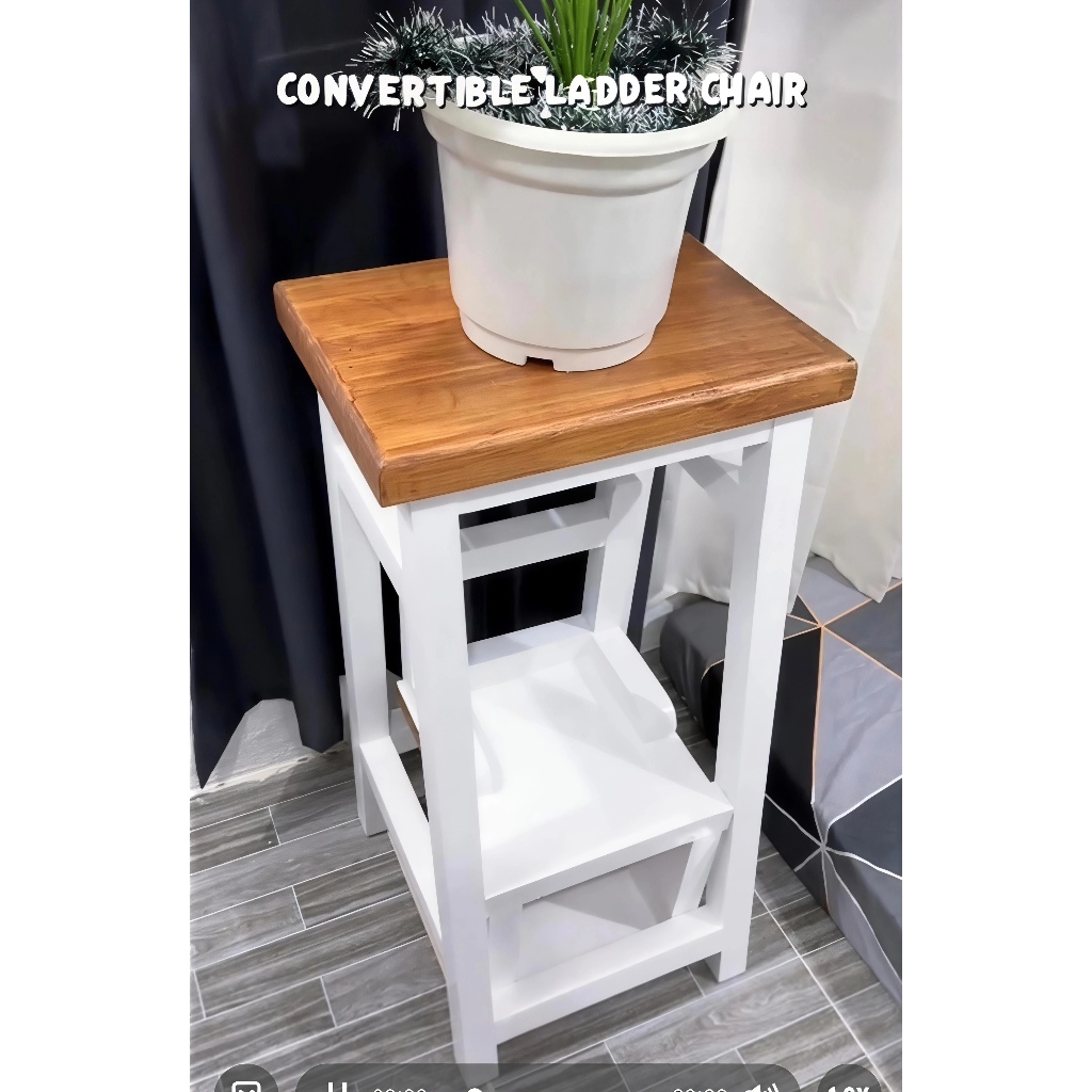 Bar stool convertible to ladder chair multi function ladder bar stool ...