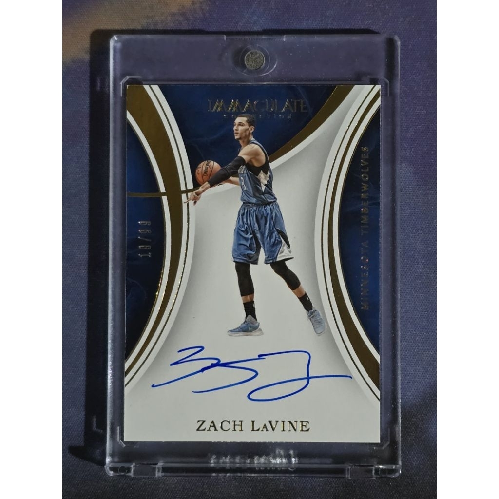 zach lavine immaculate signature on card | Shopee Philippines