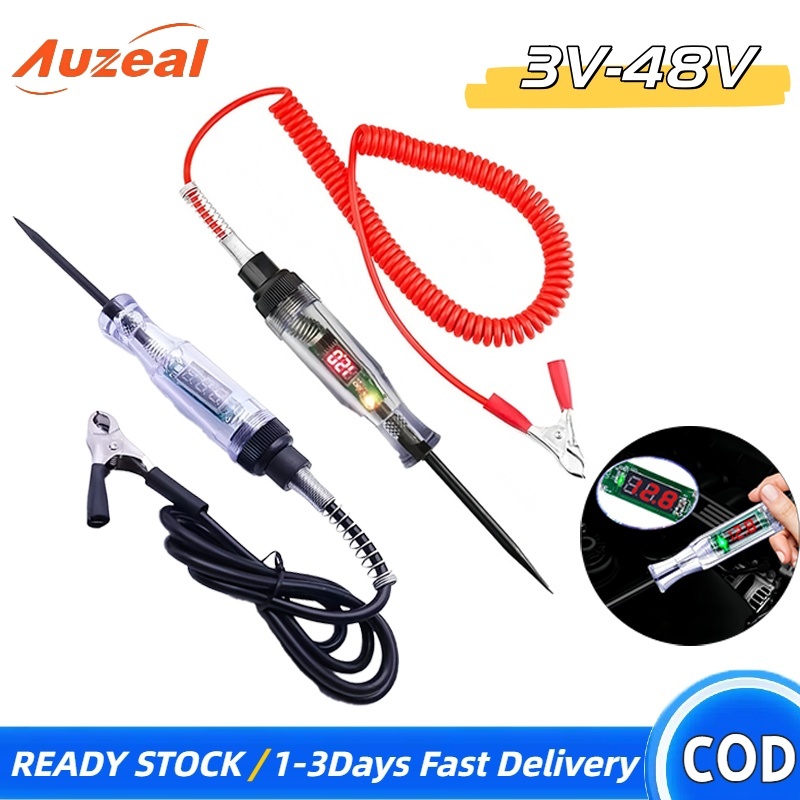3V-48V Digital Voltage Tester Pen With LED Screen Display Accurate ...