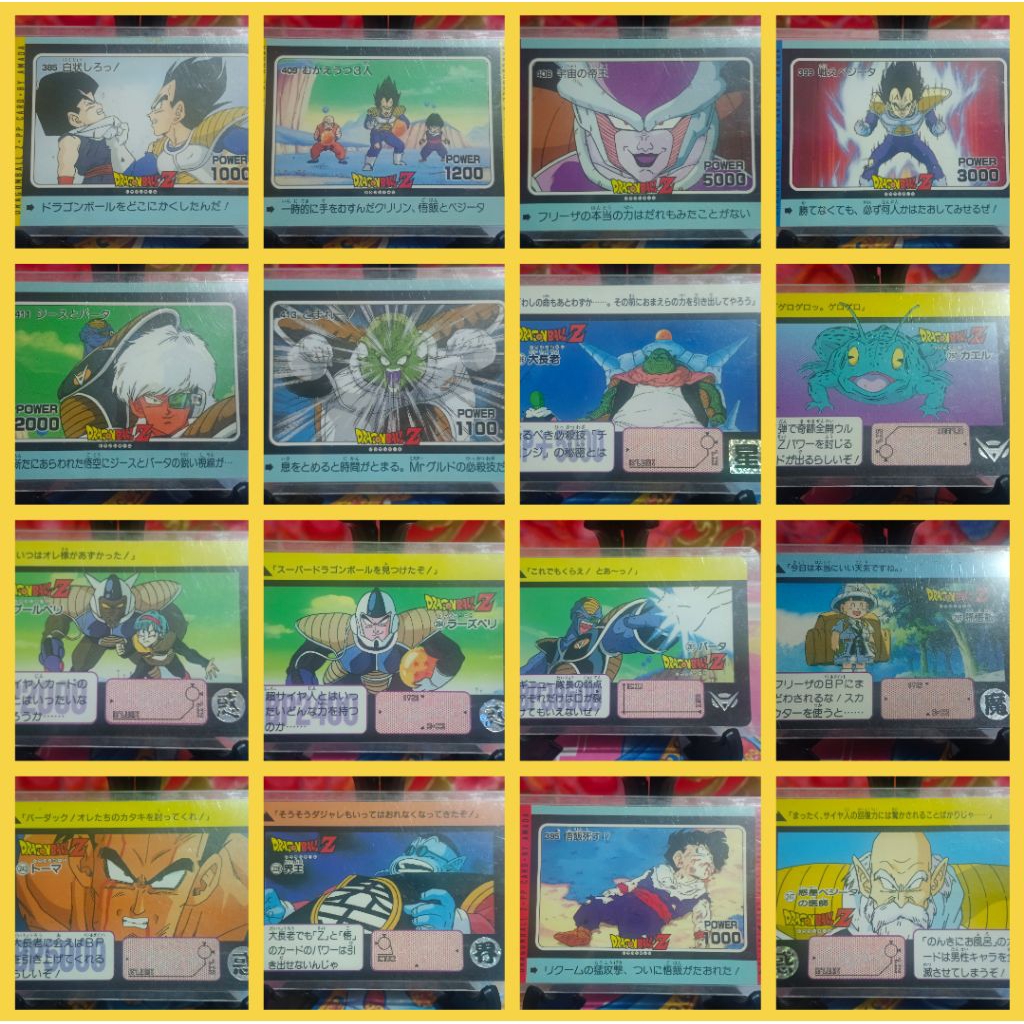 VINTAGE ( DBZ ) Dragonball Z Cards 90's cards | Shopee Philippines