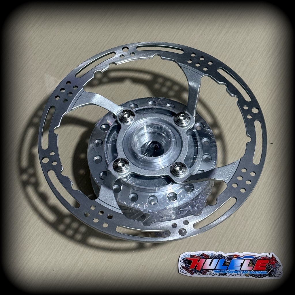 FRONT HUB WAVE WITH SUPER LIGHTEN & BUTA DISC 220MM FOR WAVE XRM RS125 ...