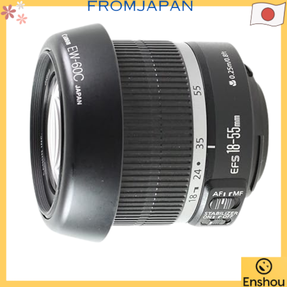 Canon standard zoom lens EF-S 18-55mm F3.5-5.6 IS for APS-C | Shopee ...