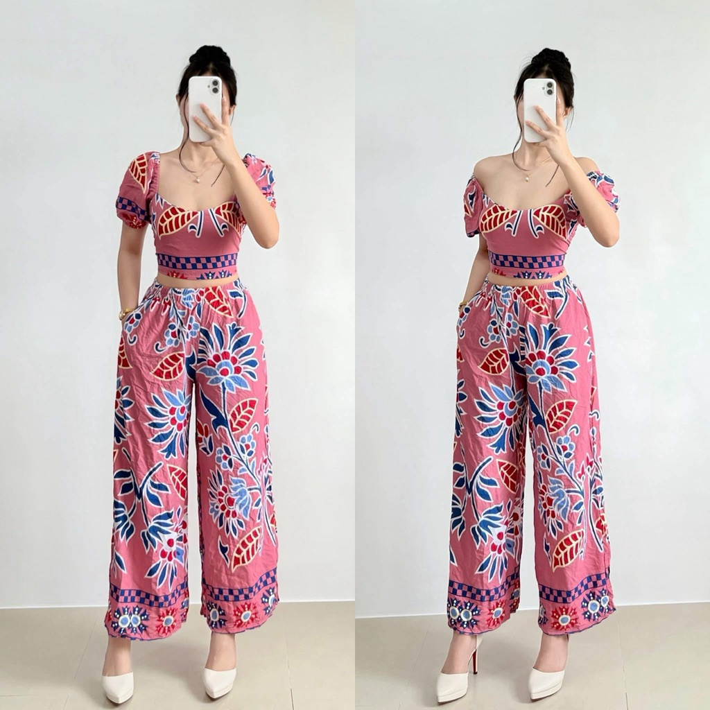 Flor Puff Senepa Terno | Shopee Philippines