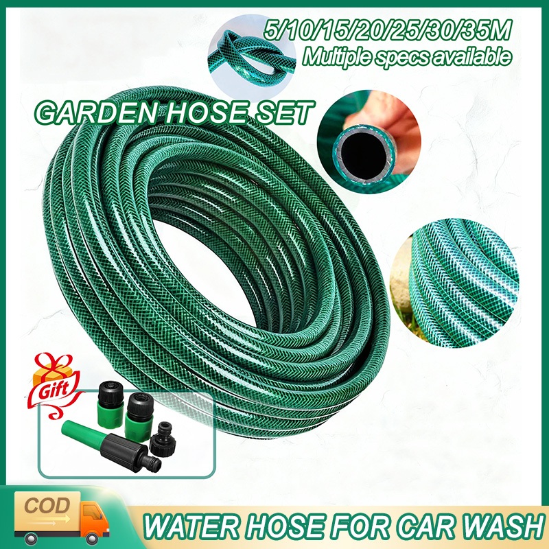 Norma Water Hose Set PVC Garden Hose with Nozzle Durable Hose Heavy ...
