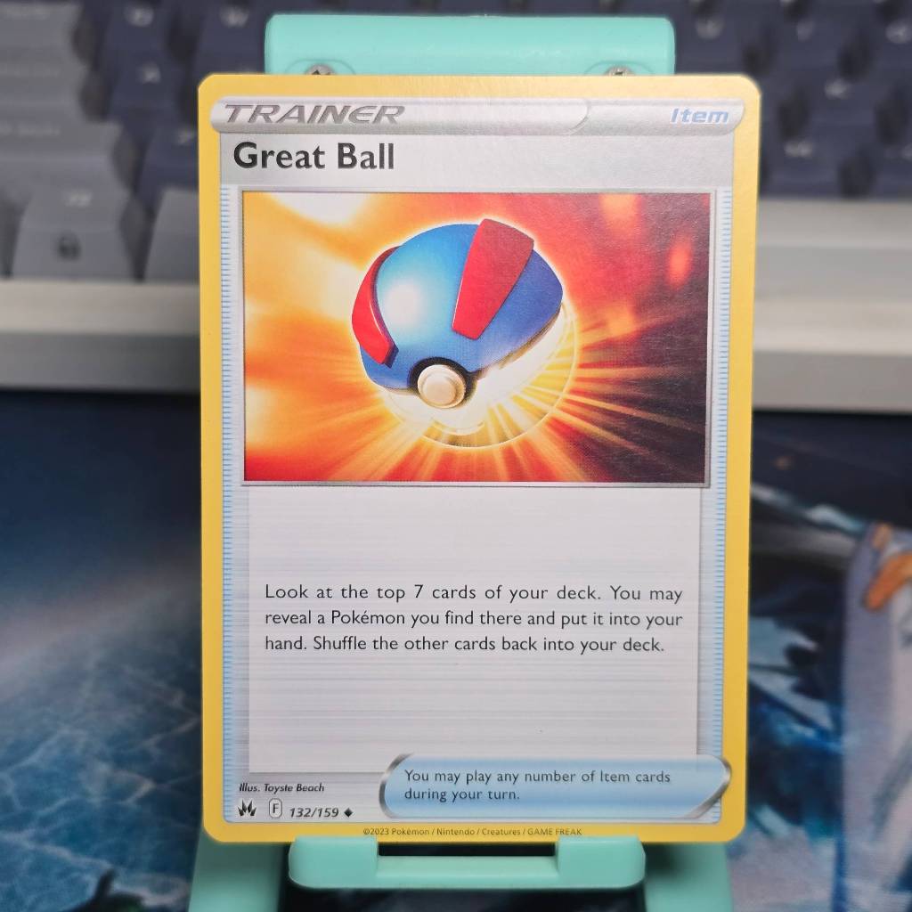 GREAT BALL YELLOW BORDER 132/159 | POKEMON TCG | Shopee Philippines