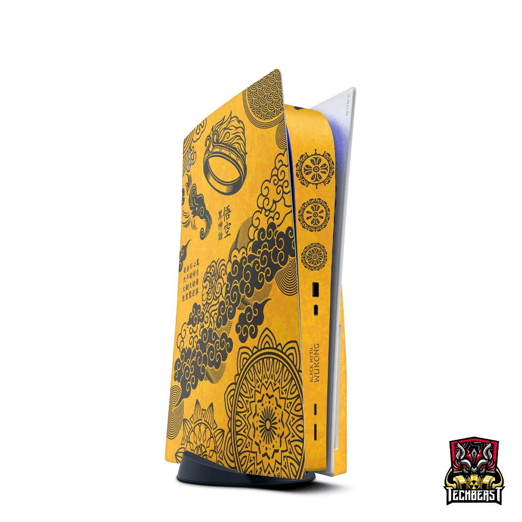 Techbeast Wukong PS5 Slim Pro Phat Skin Vinyl Wrap | Shopee Philippines