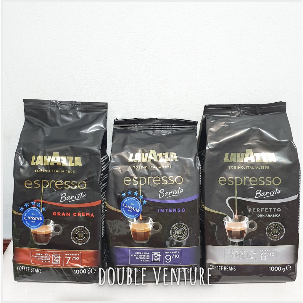 Lavazza Espresso Barista Coffee Beans 1kg (Intenso, Gran Crema, Perfetto) | Shopee Philippines