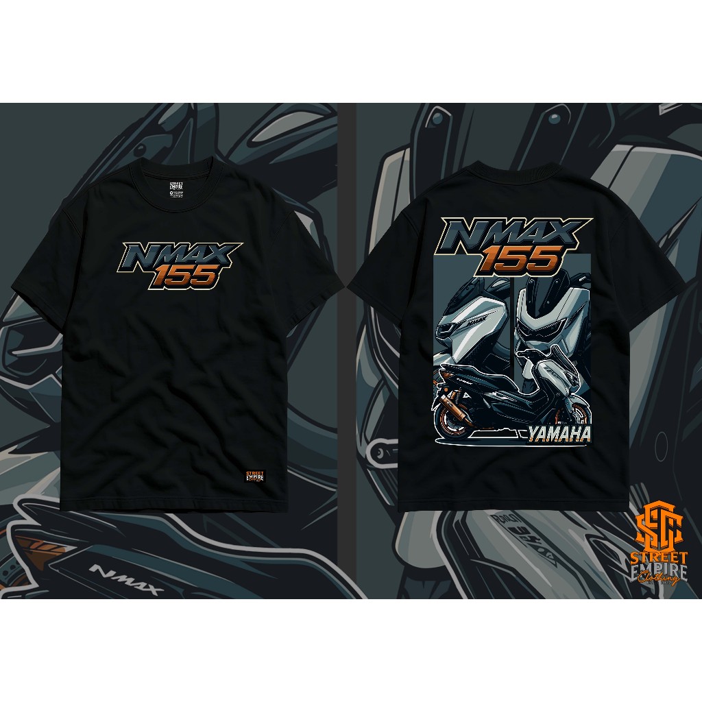 SEC / MOTORCYCLE T-SHIRT/YAMAHA NMAX 155/VERSION 2/ UNISEX/TOPS ...