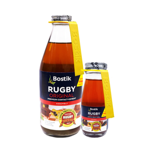 Rugby - 300ml and 45ml contact cement premium bond all purpose adhesive ...