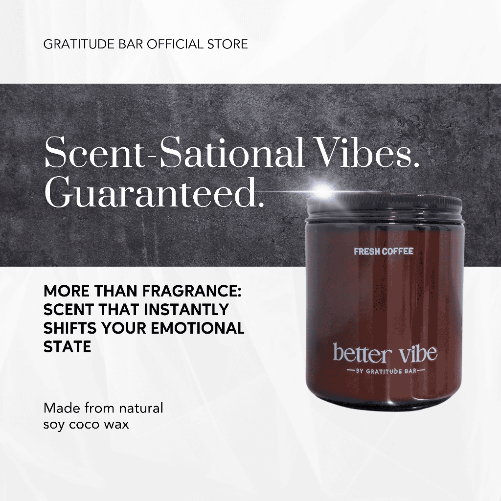 Better Vibe by Gratitude Bar Hand Poured Soy Candle - 200mL | Shopee ...