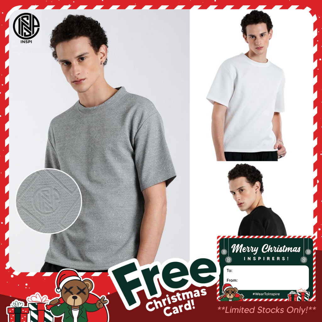 INSPI Textured Tshirt Color of the Year 2026 Cloud Dancer For Men and ...