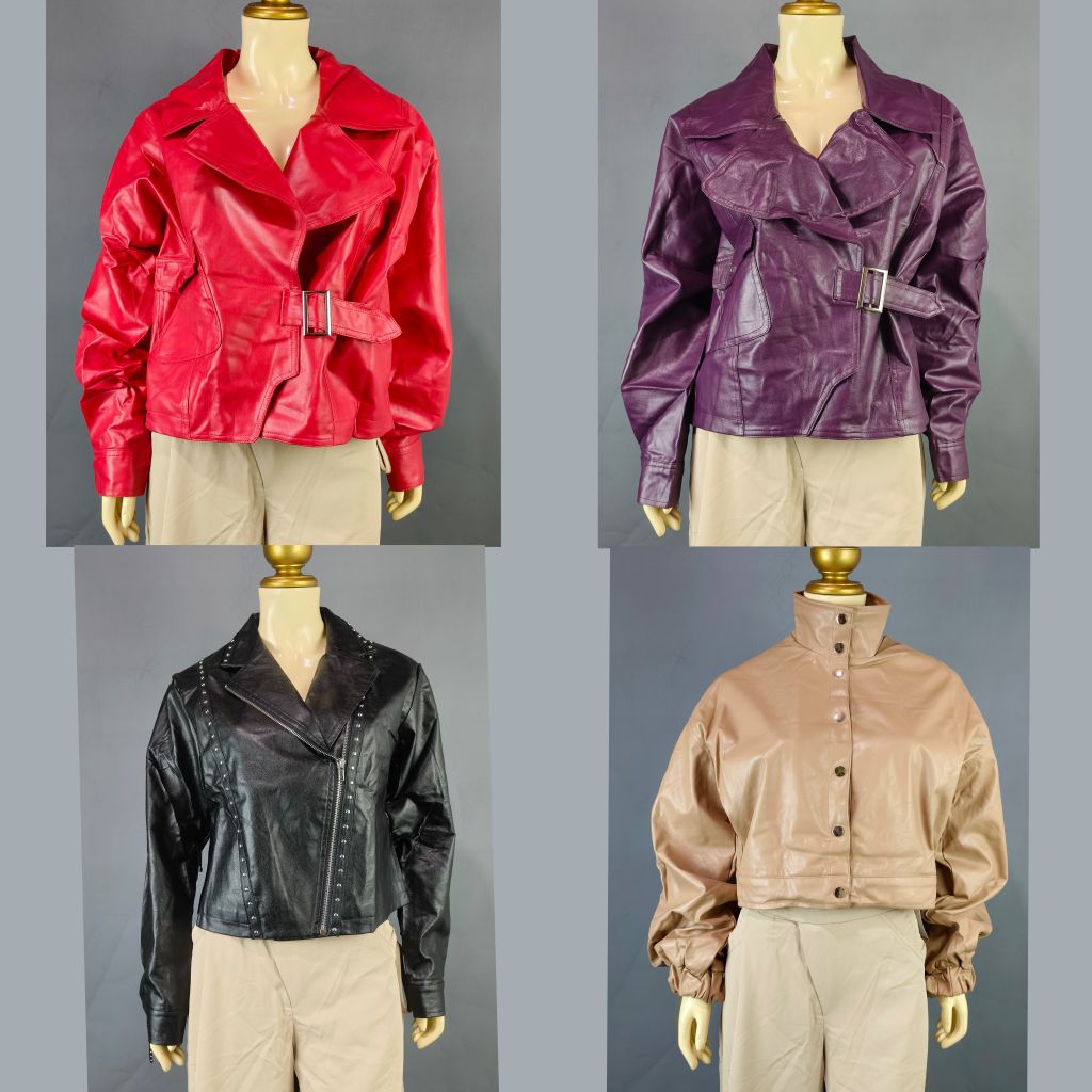 Leather Jacket brandnew | Shopee Philippines